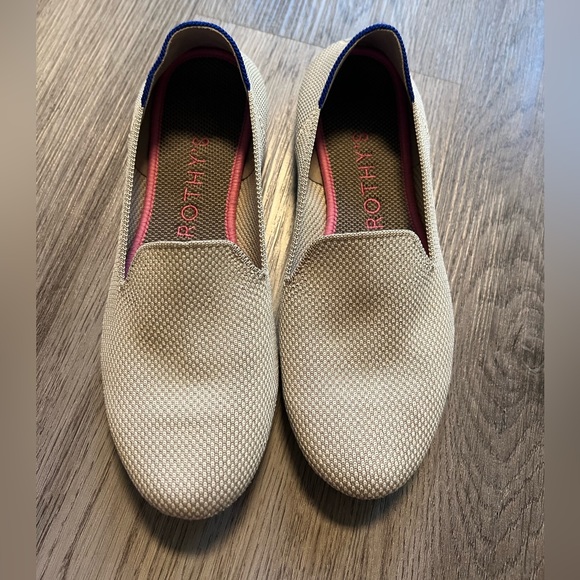 Rothy's | Shoes | Rothys The Loafer Linen Double Stitch Beige Size 75 ...